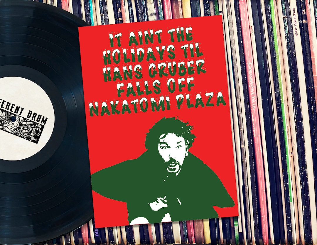 Hans Gruber Holiday Printable 5x7 Card. INSTANT DOWNLOAD. - Etsy