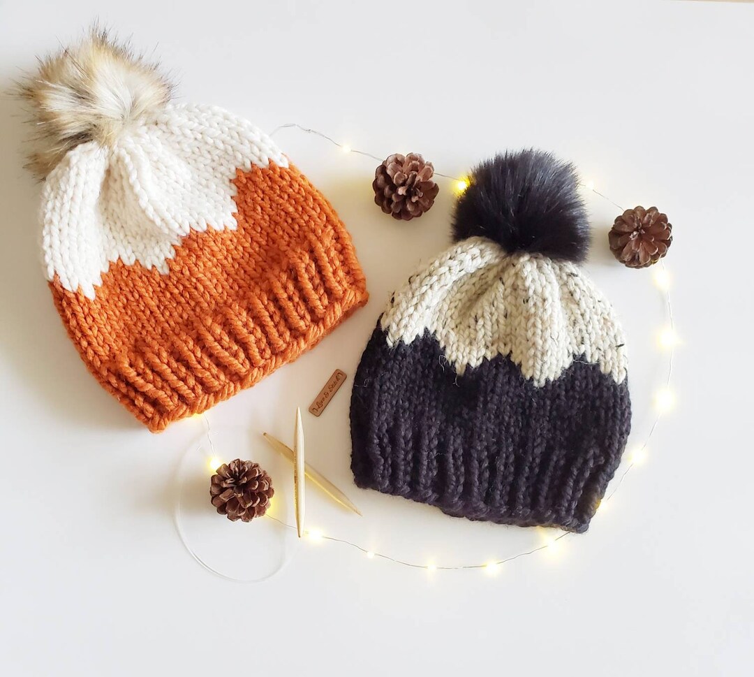 Knitted Pattern | Knitted Beanie Pattern | the Landslide Beanie Pattern ...