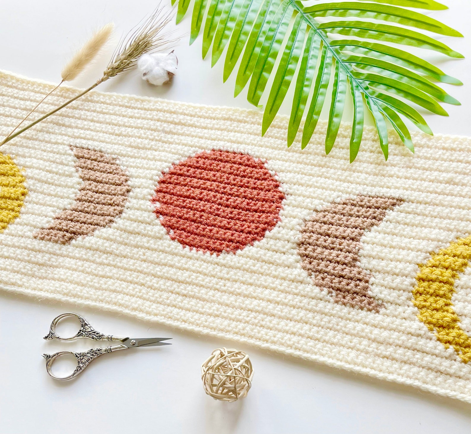 Crochet Pattern | the Moon Child Wall Hanging | Wall Hanging Crochet ...