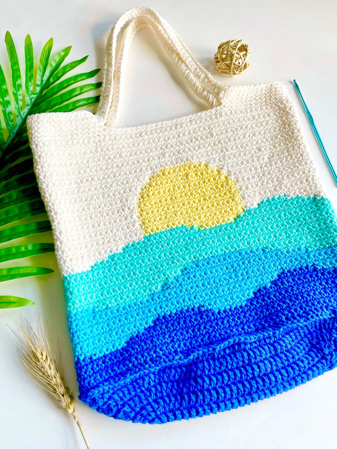 Crochet Pattern | the Seaside Bag Crochet Pattern | Crochet Bag Pattern ...