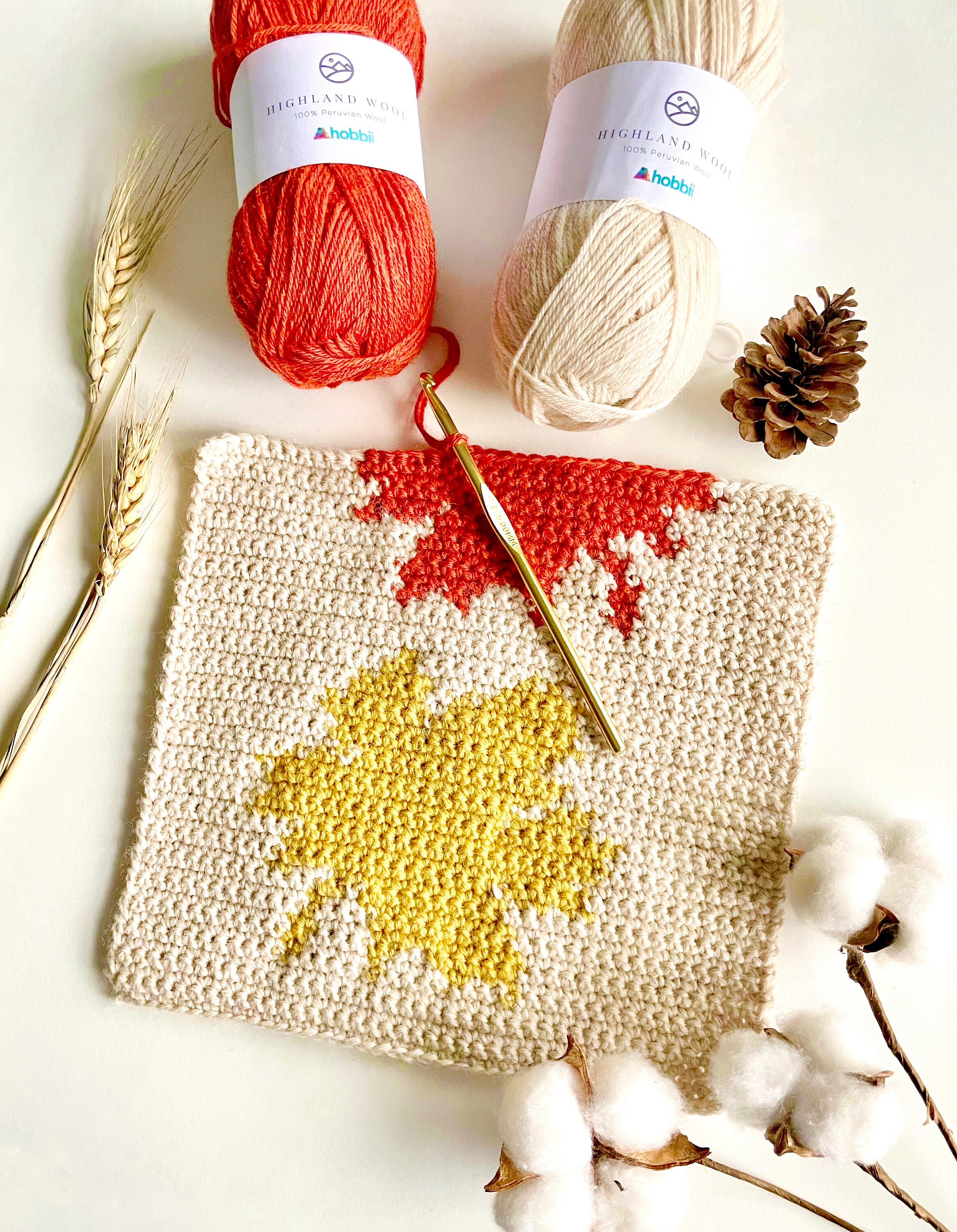 Crochet Pattern the Maple Tree Wall Hanging Wall Hanging - Etsy