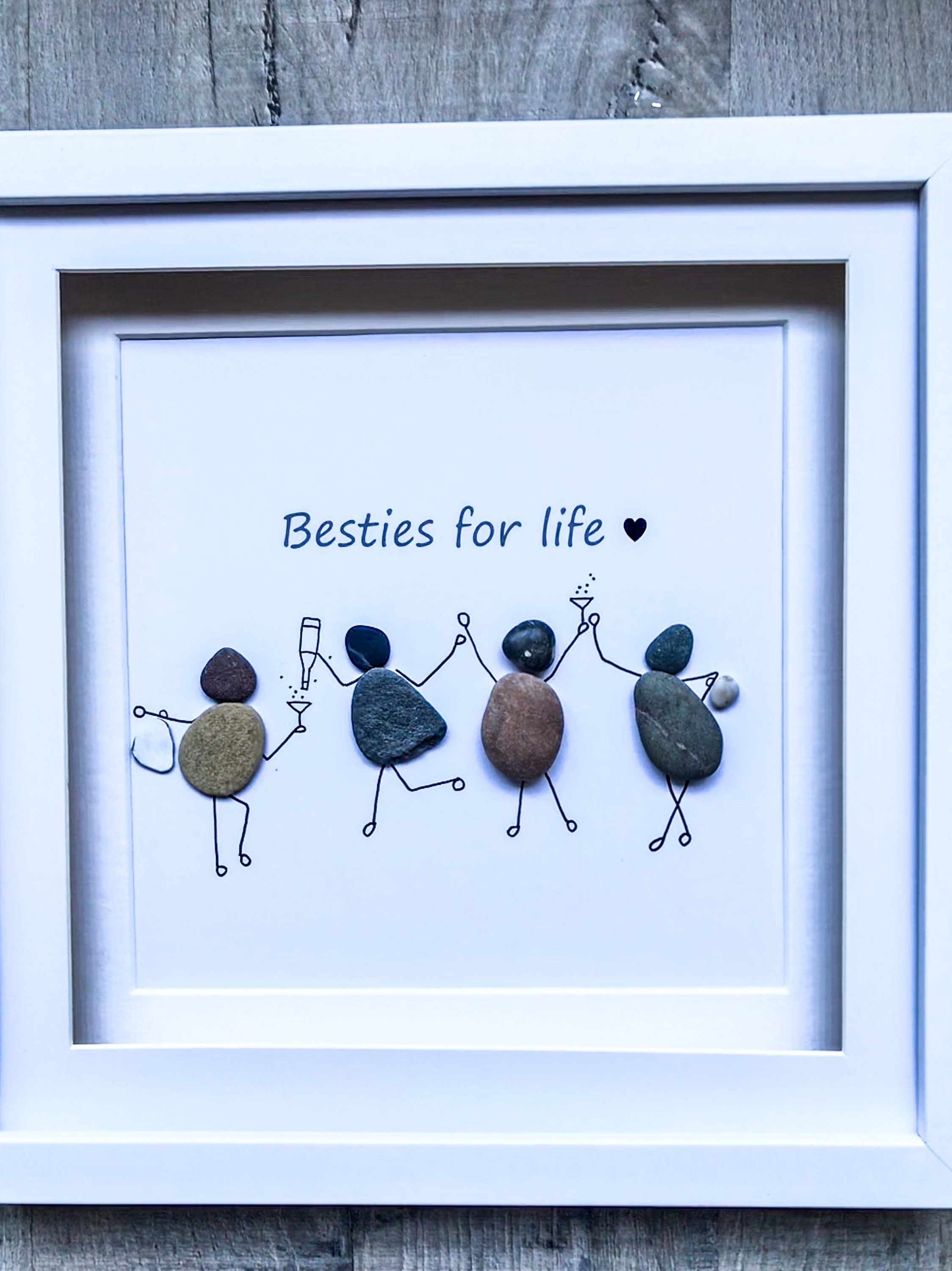Pebble Art-best Friends Gift Personalised Gift Cornish - Etsy
