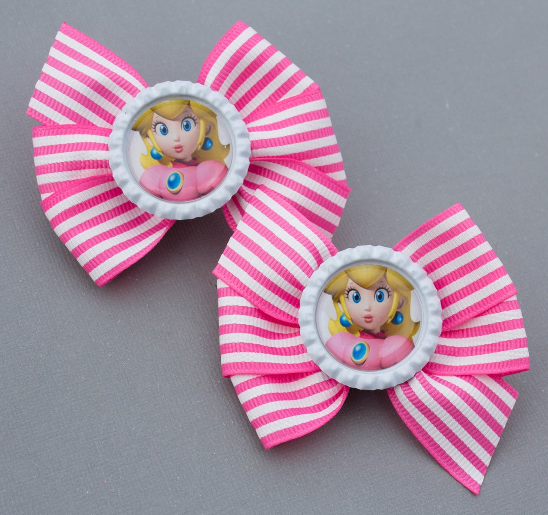 Princess Peach Bows, Princess Peach Toddler Bows, Princess Peach ...