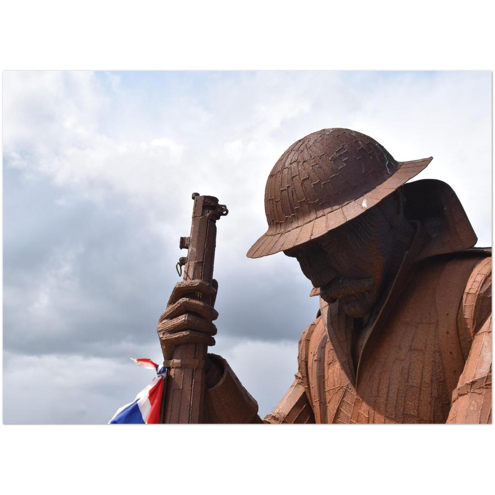 Tommy Statue Poster - WW1 Soldier Art - Semi-glossy Print - Sustainable ...