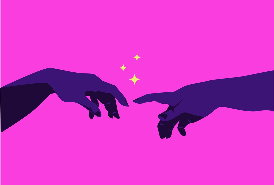 Hand of God Art History Inspired Print - Etsy