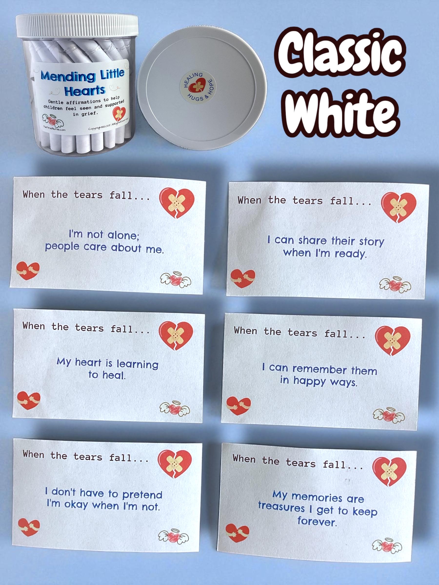 Kids Grief Affirmation Jar | Mending Little Hearts | Comfort Gift for ...