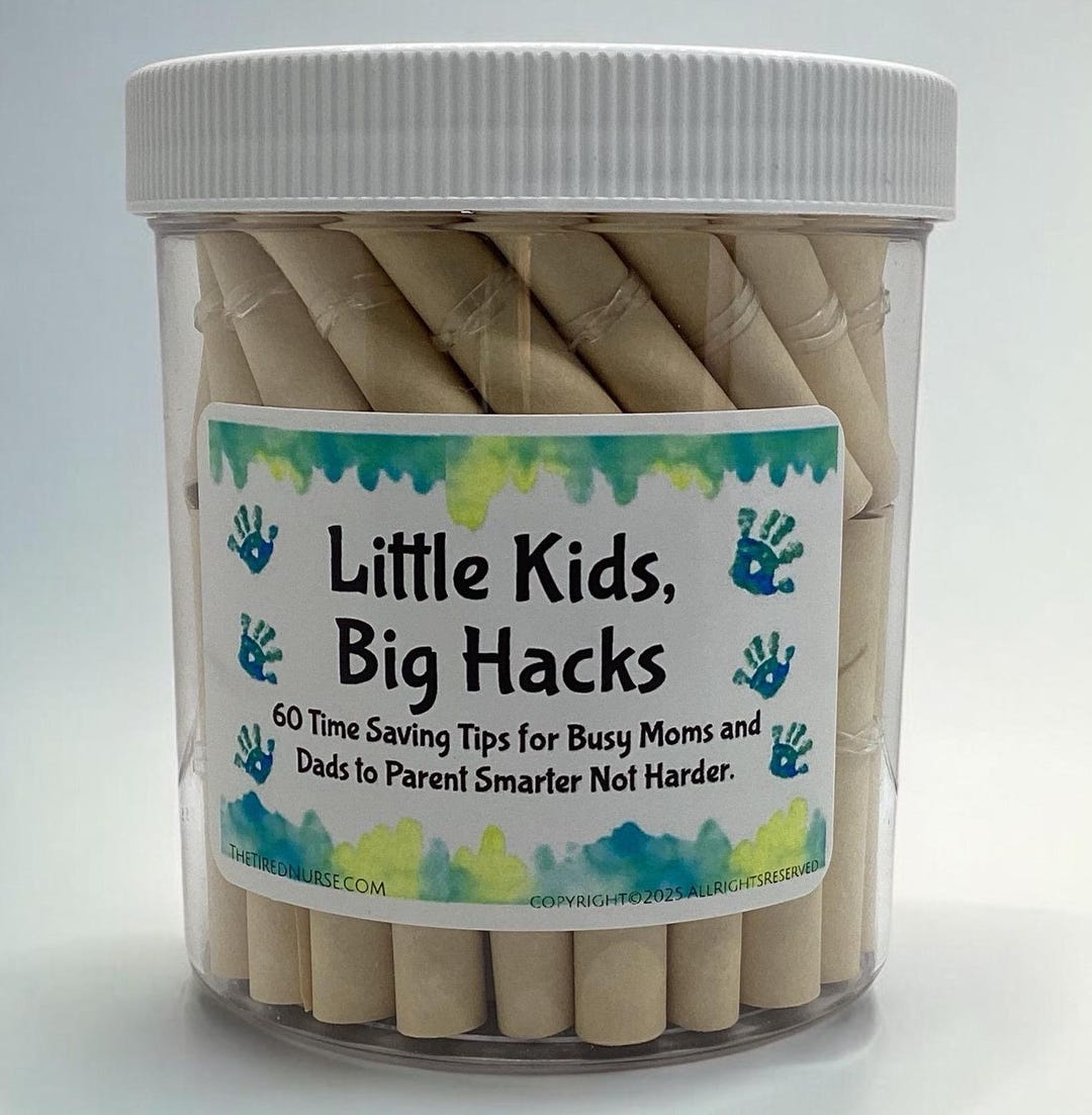 Parenting Hacks Jar | Little Kids, Big Hacks | 60 Time-saving Tips for ...