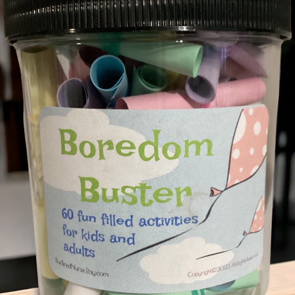 Boredom Buster - Etsy