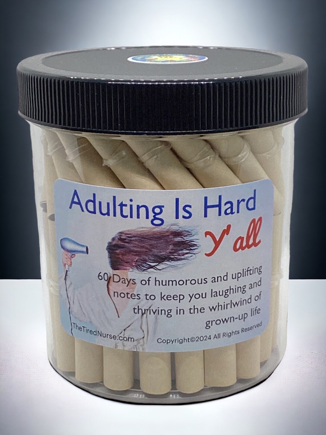 Adulting Affirmation Jar: 60 Humorous Quote Scrolls, Fun Adult Gift - Etsy