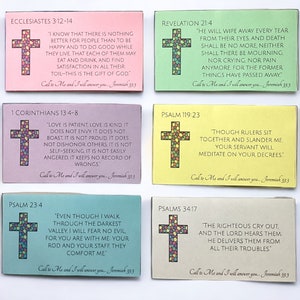 NEW Color-coded Bible Verses Affirmation Jar 60 Scrolls in Pastel ...