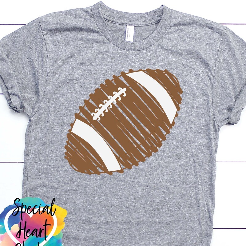 Scribble Football Svg - Etsy