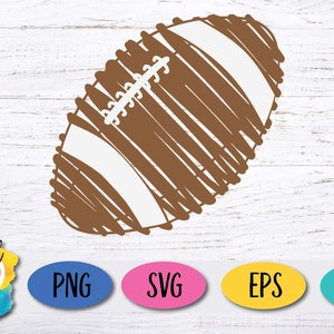 Football SVG - Hand Drawn Football SVG - Scribble Football SVG ...