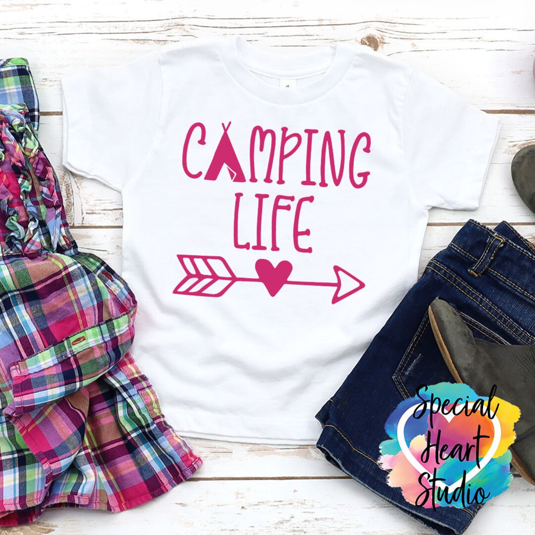 Camping Life SVG, Girly Camping Svg, Girl Camping SVG, Dxf, Eps, Png ...