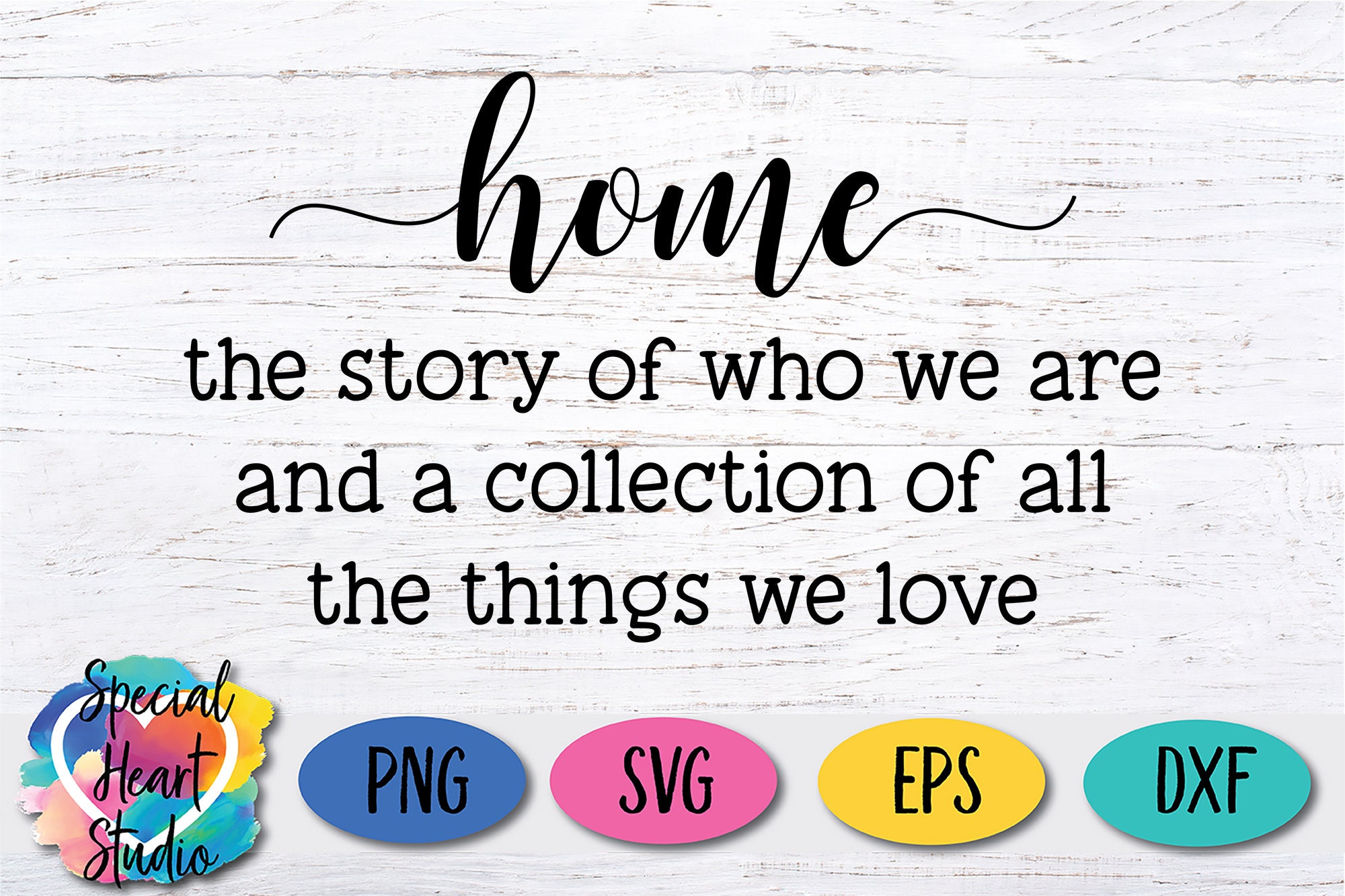 Home Svg, Dxf, Png Eps, Cutting File, Home Decor Cut File, Wood Sign ...