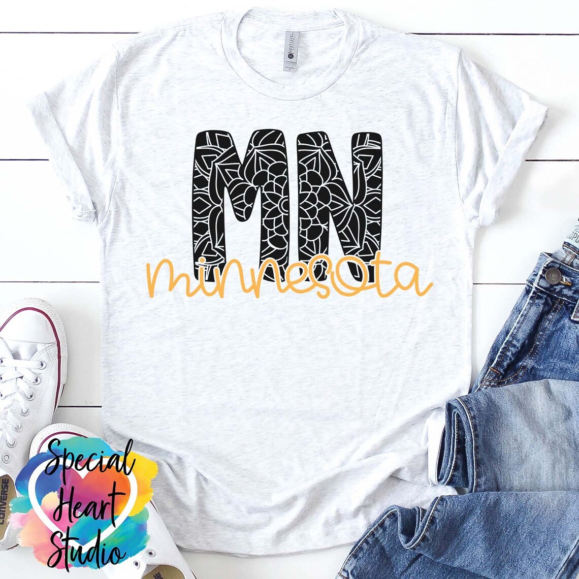 Minnesota SVG Minnesota Mandala SVG Dxf Eps Png File | Etsy