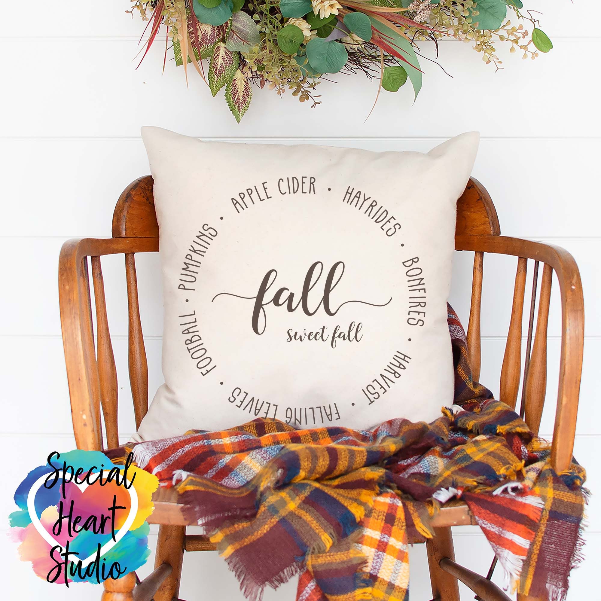 Fall Sweet Fall SVG / Fall Svg / Home Decor / Sign / Reverse Canvas SVG ...