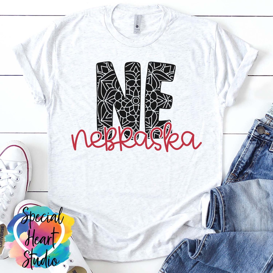 Nebraska SVG, Nebraska Mandala SVG, Dxf, Eps, Png File, Nebraska NE ...