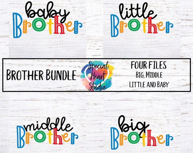 Brother SVG Bundle, Big Brother SVG, Brother Quotes Svg, Siblings Svg ...