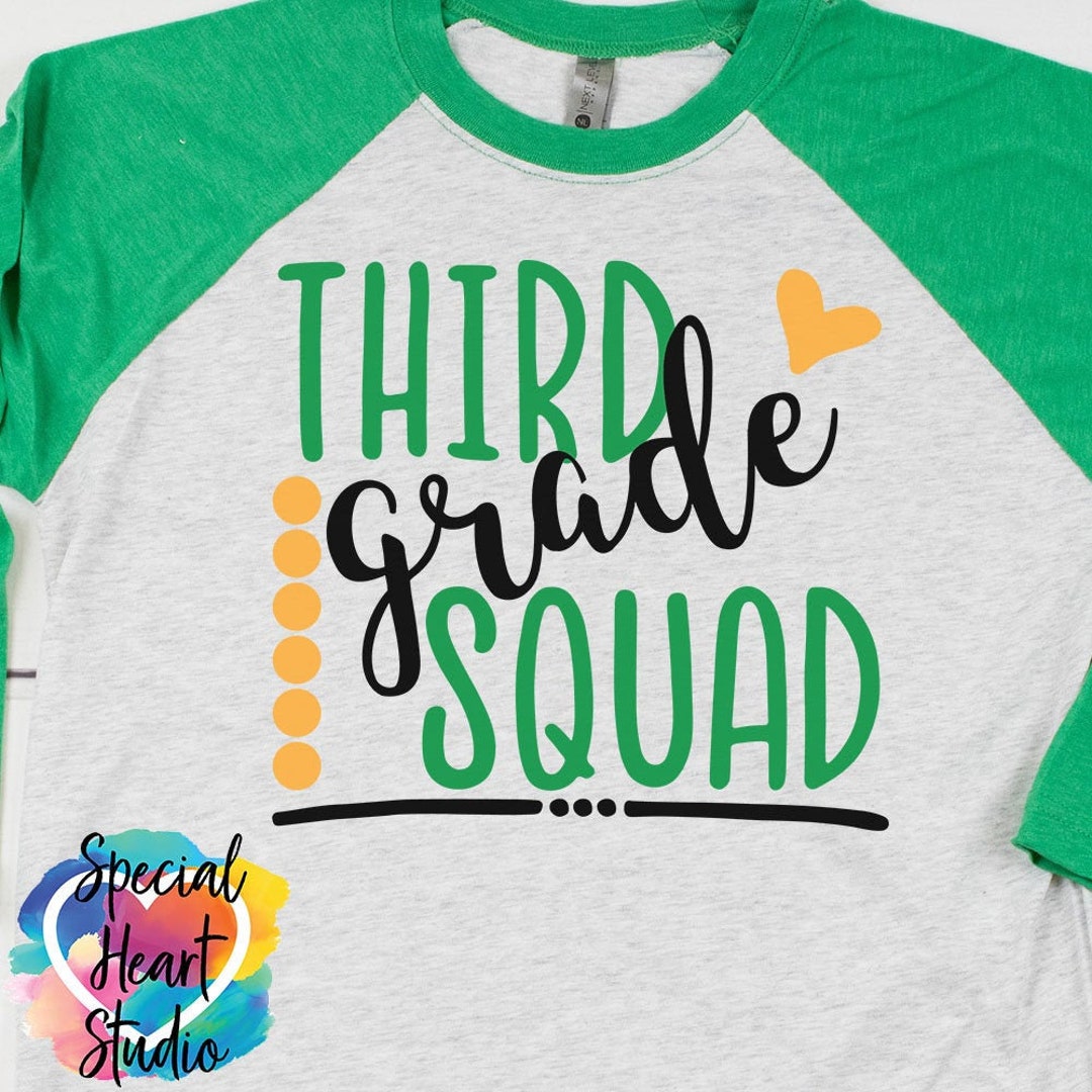 Third Grade SVG, 3rd Grade Svg, Third Grade, Back to School SVG, Third ...