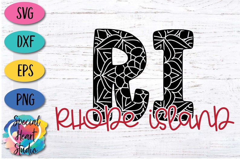 Rhode Island SVG, Rhode Island Mandala SVG, Dxf, Eps, Png File, Rhode ...