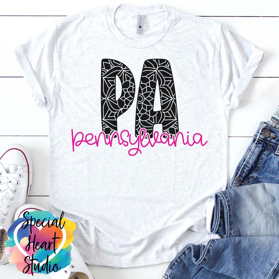 Pennsylvania SVG, Pennsylvania Mandala SVG, Dxf, Eps, Png File ...