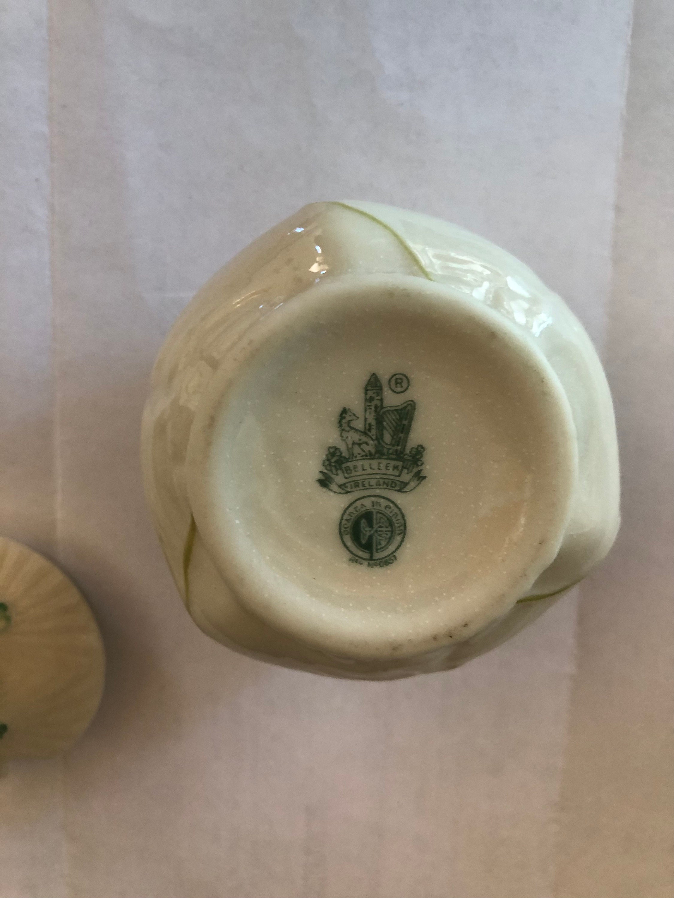 Irish Belleek RARE Vintage Collectible Honey Pot - Etsy