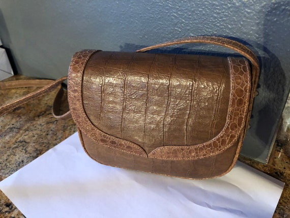 Varon vintage leather and snake handbag - Gem