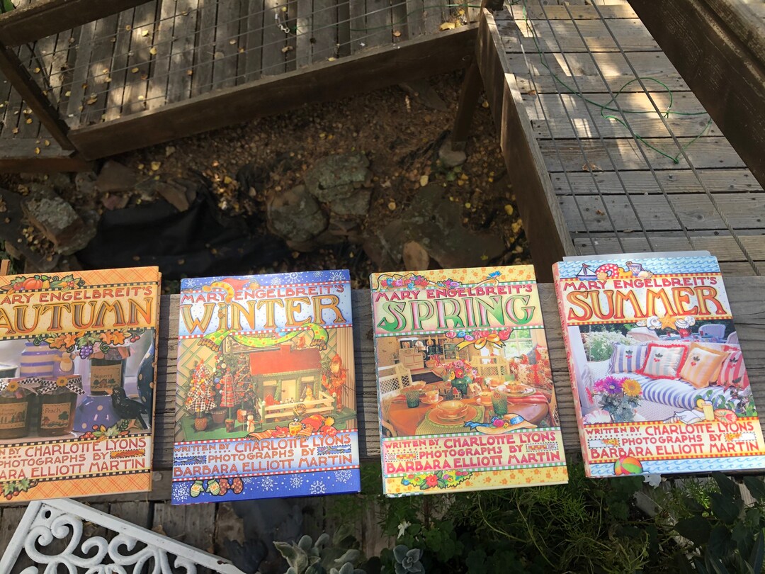 Mary Englebreit Vintage Season Books Fall Winter Spring Summer Recipes ...