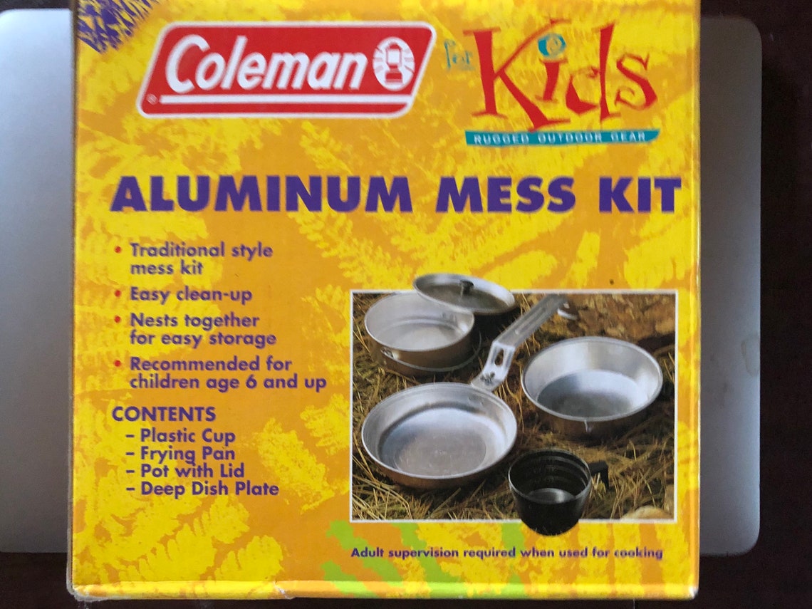 Coleman for Kids Aluminum Mess Kit - Etsy