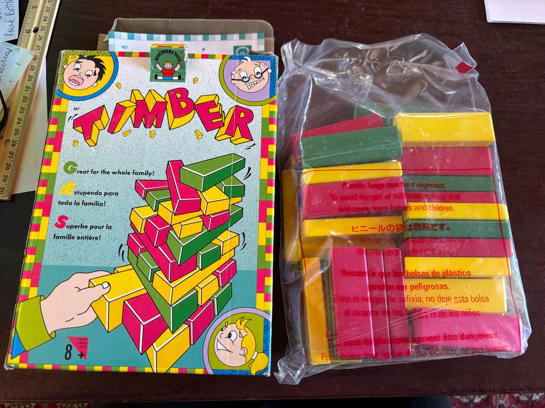 Discovery Toys Vintage NIB Timber Game Toy - Etsy