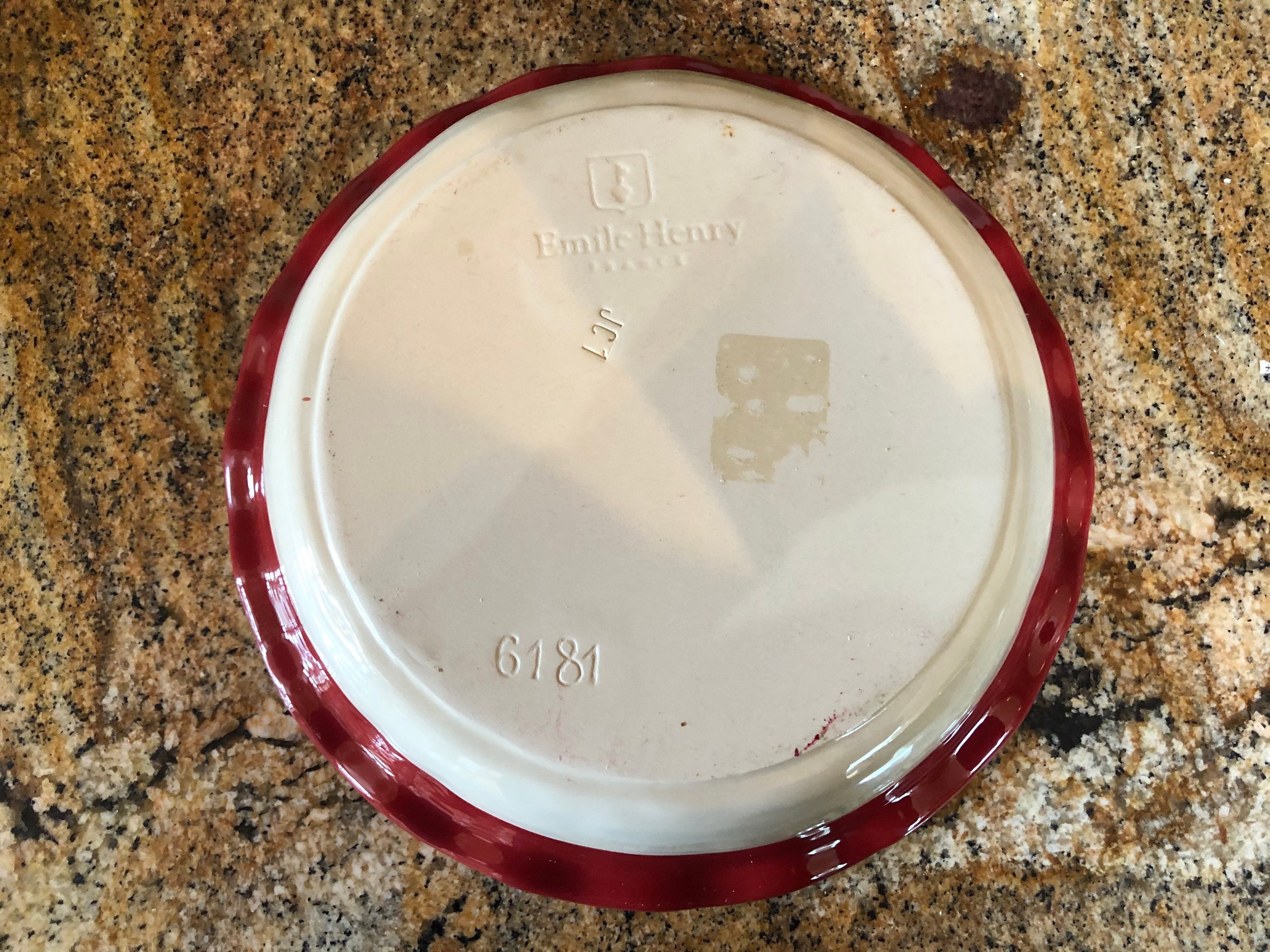 Emile Henry Ruffled Edge 9 Pie Plate - Etsy