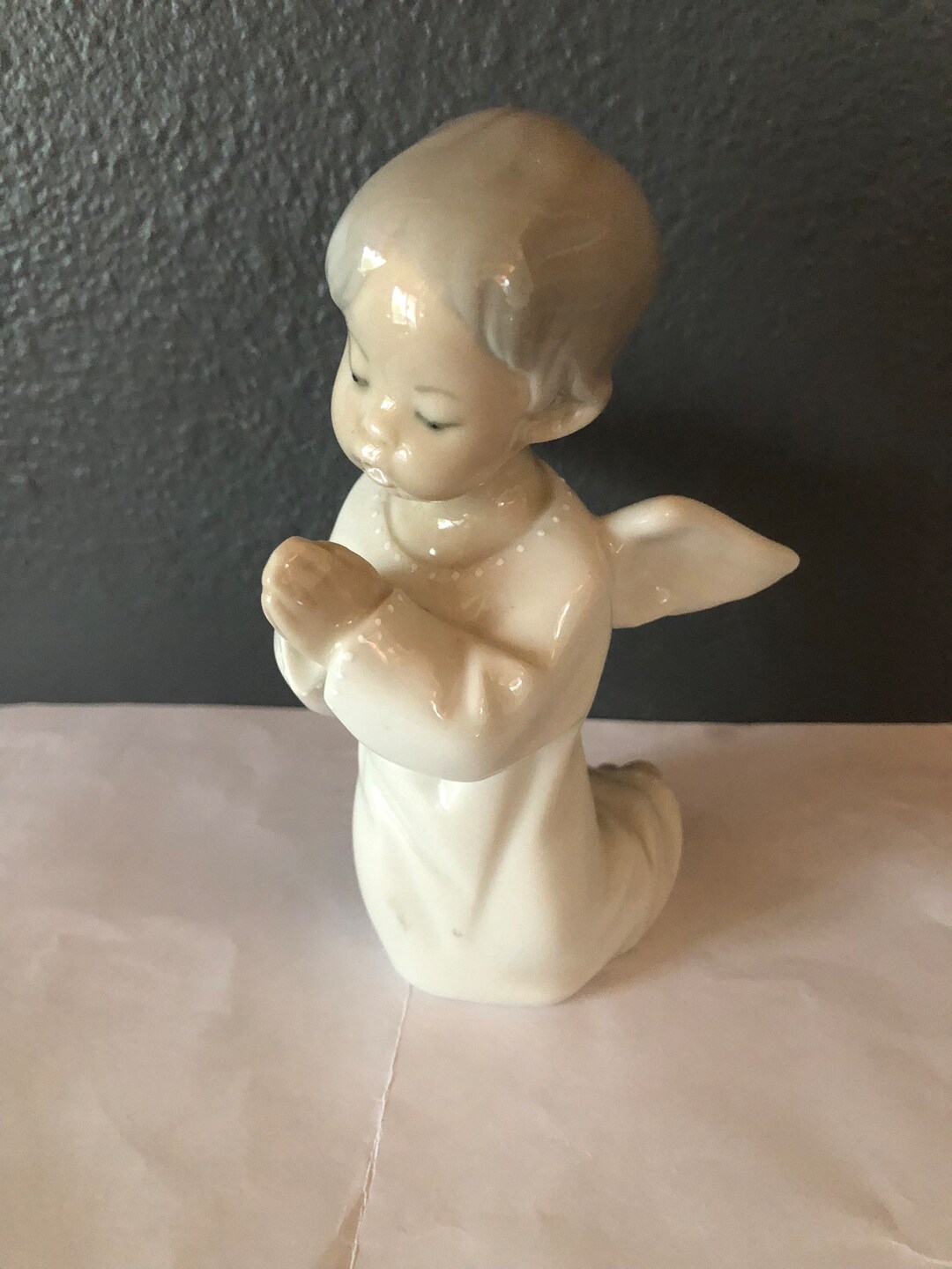 Llardo Vintage Collection Porcelain High Gloss Angel Praying Retired - Etsy