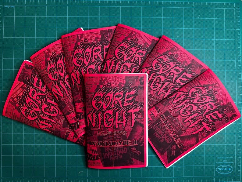 Gore Night Film Club Vol 1 Film Zine - Etsy