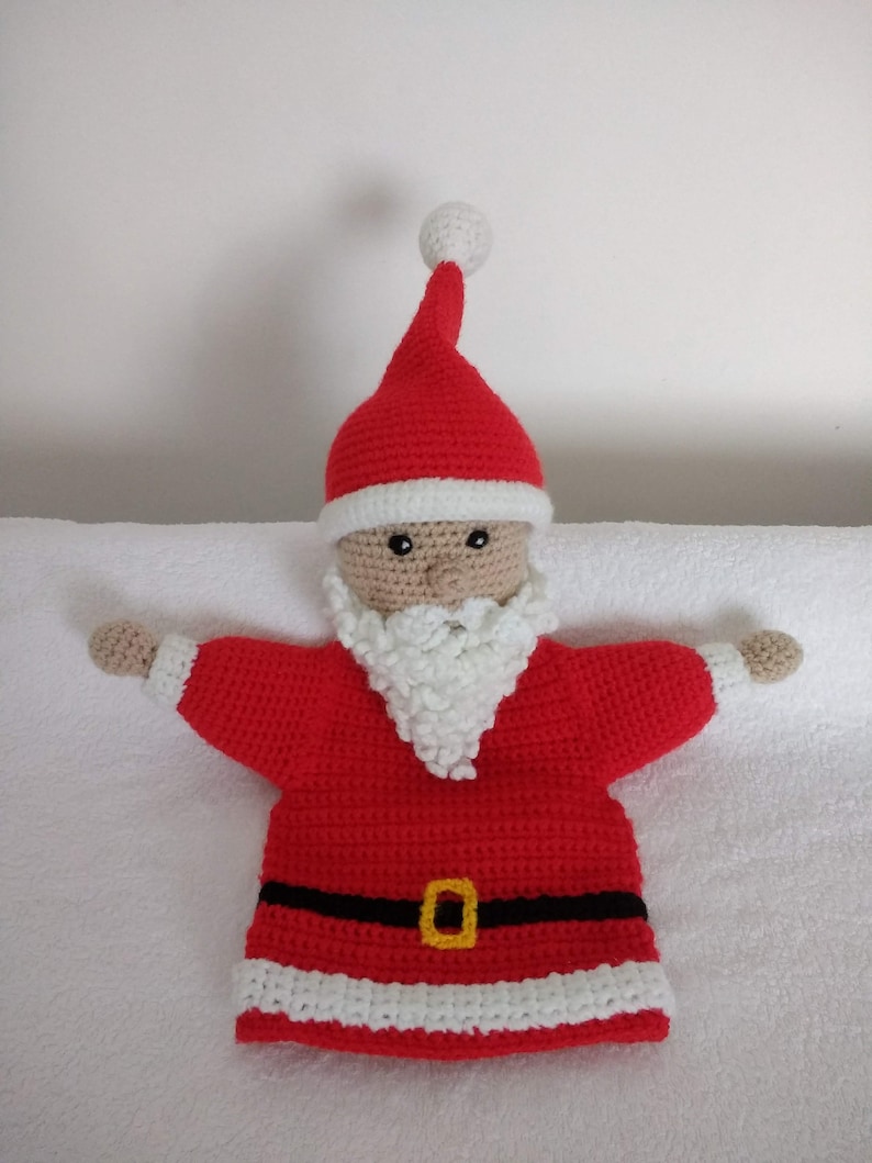 PATTERN PDF Hand Puppet Amigurumi Toy Crochet “santa Claus” / Christmas ...