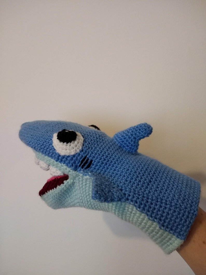 PATTERN PDF Hand Puppet Amigurumi Toy Crochet “baby Shark” - Etsy