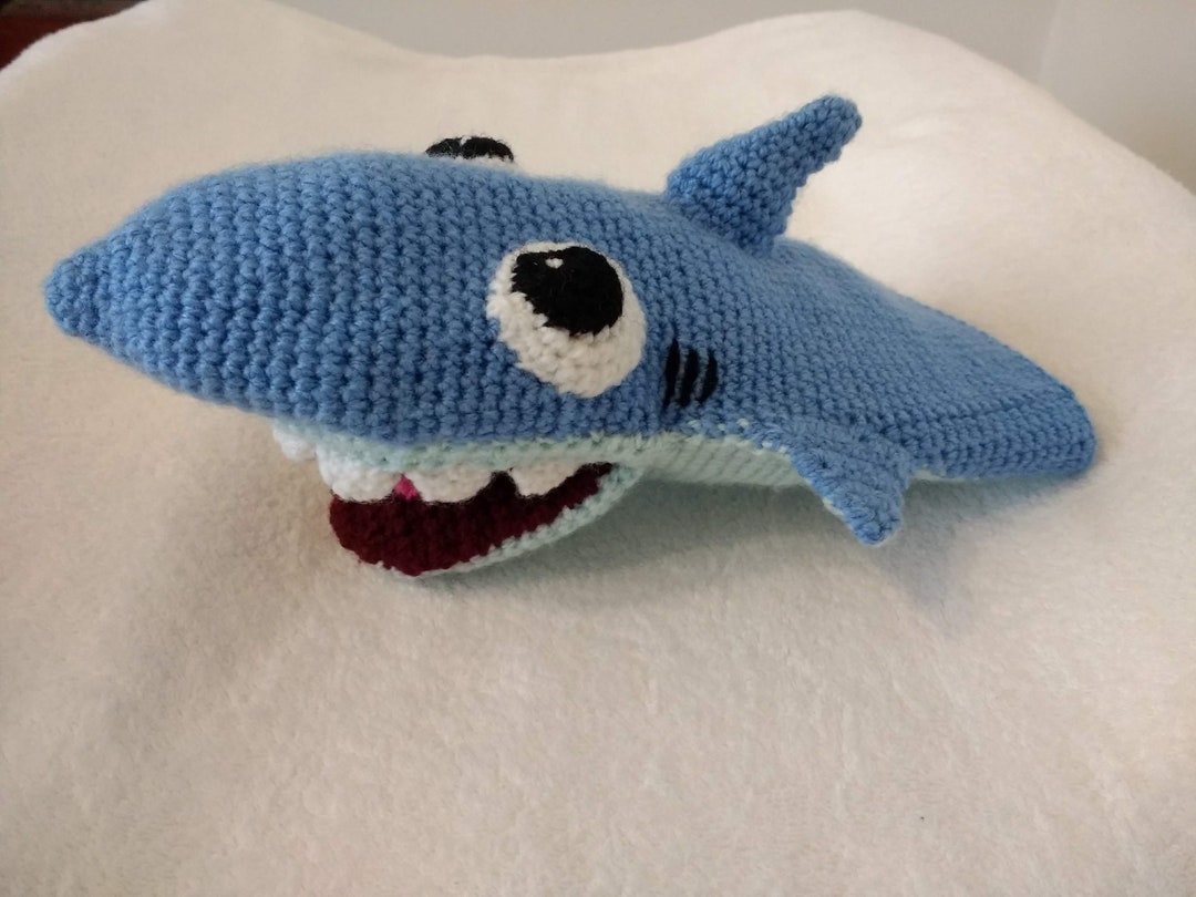 PATTERN PDF Hand Puppet Amigurumi Toy Crochet “baby Shark” - Etsy