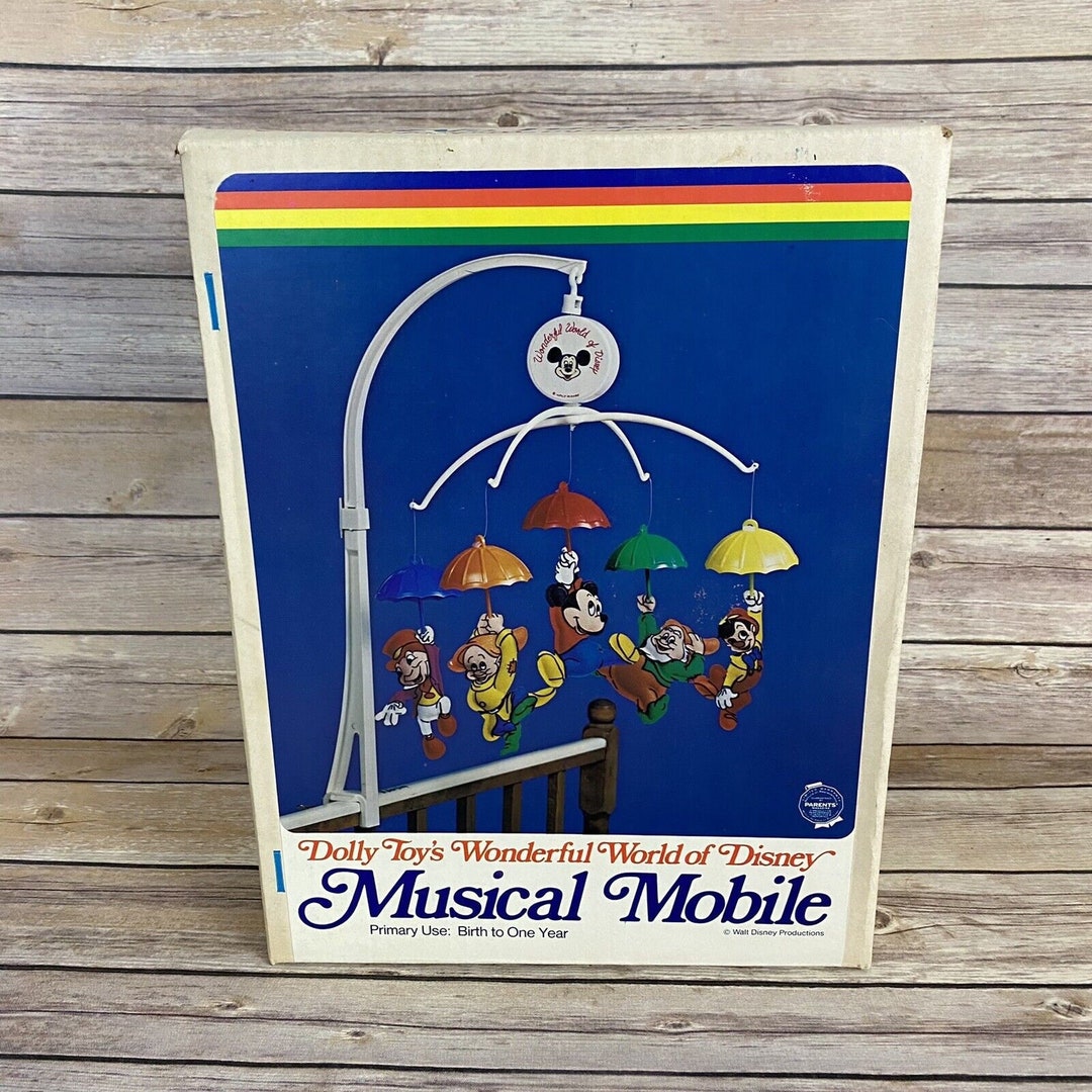 Dolly Toys Wonderful World of Disney Musical Mobile #617 Vintage 1980 ...