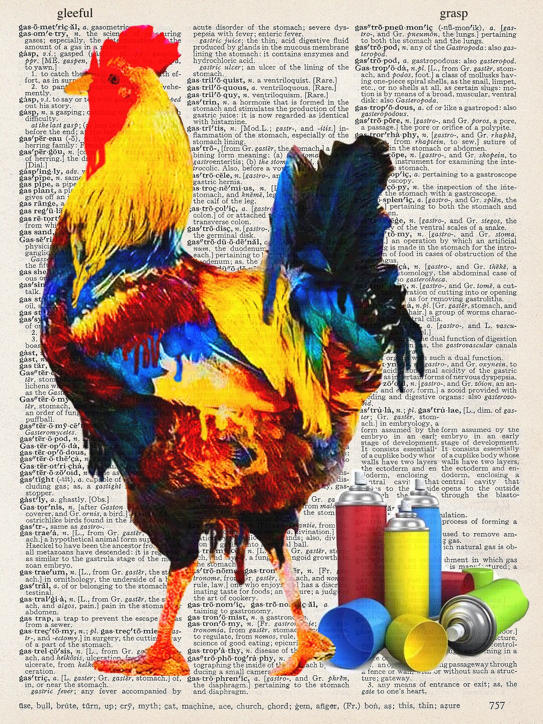 Chicken Pop Dry | Art Print - Etsy
