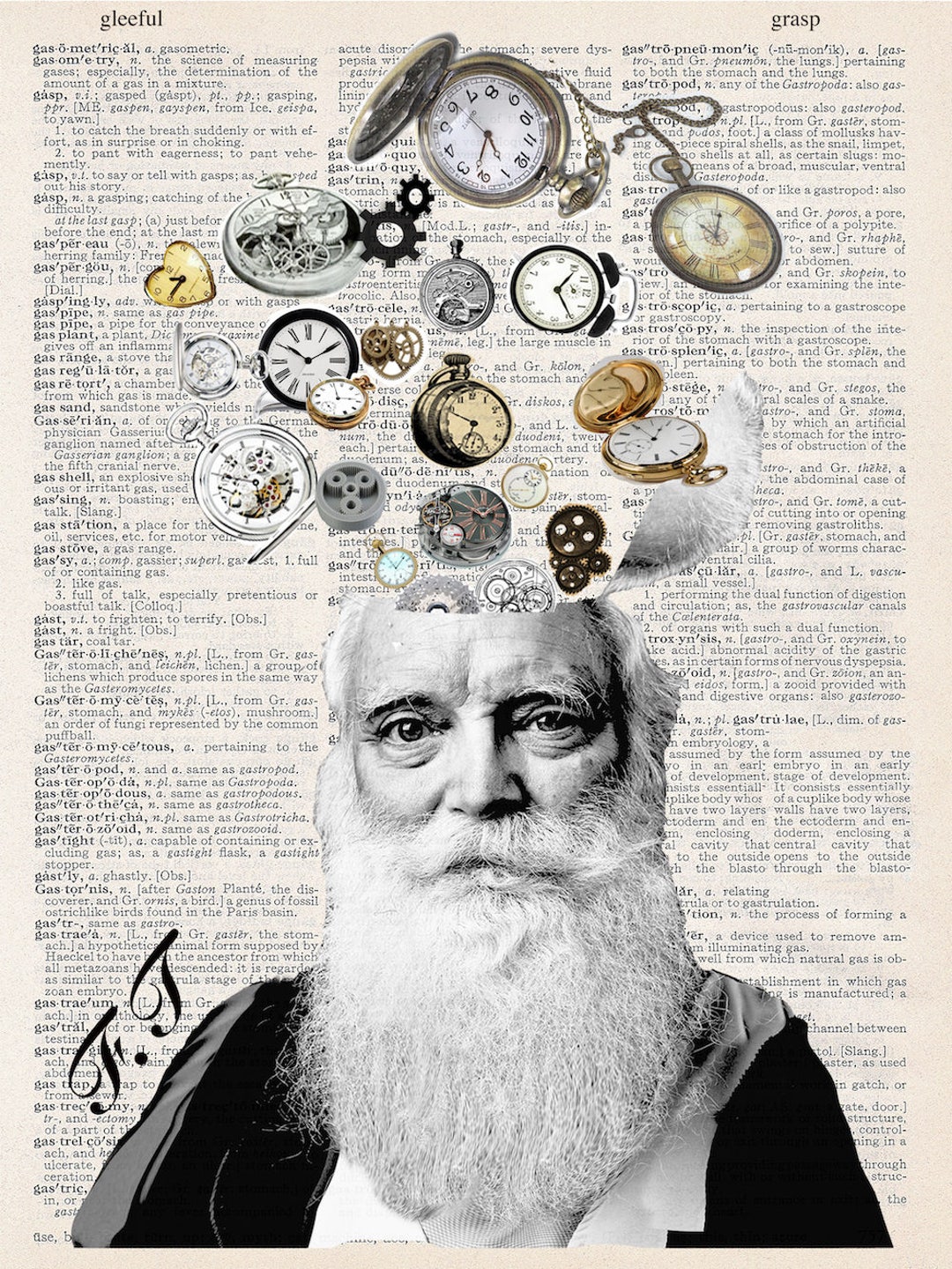 Father Time | Art Print - Etsy