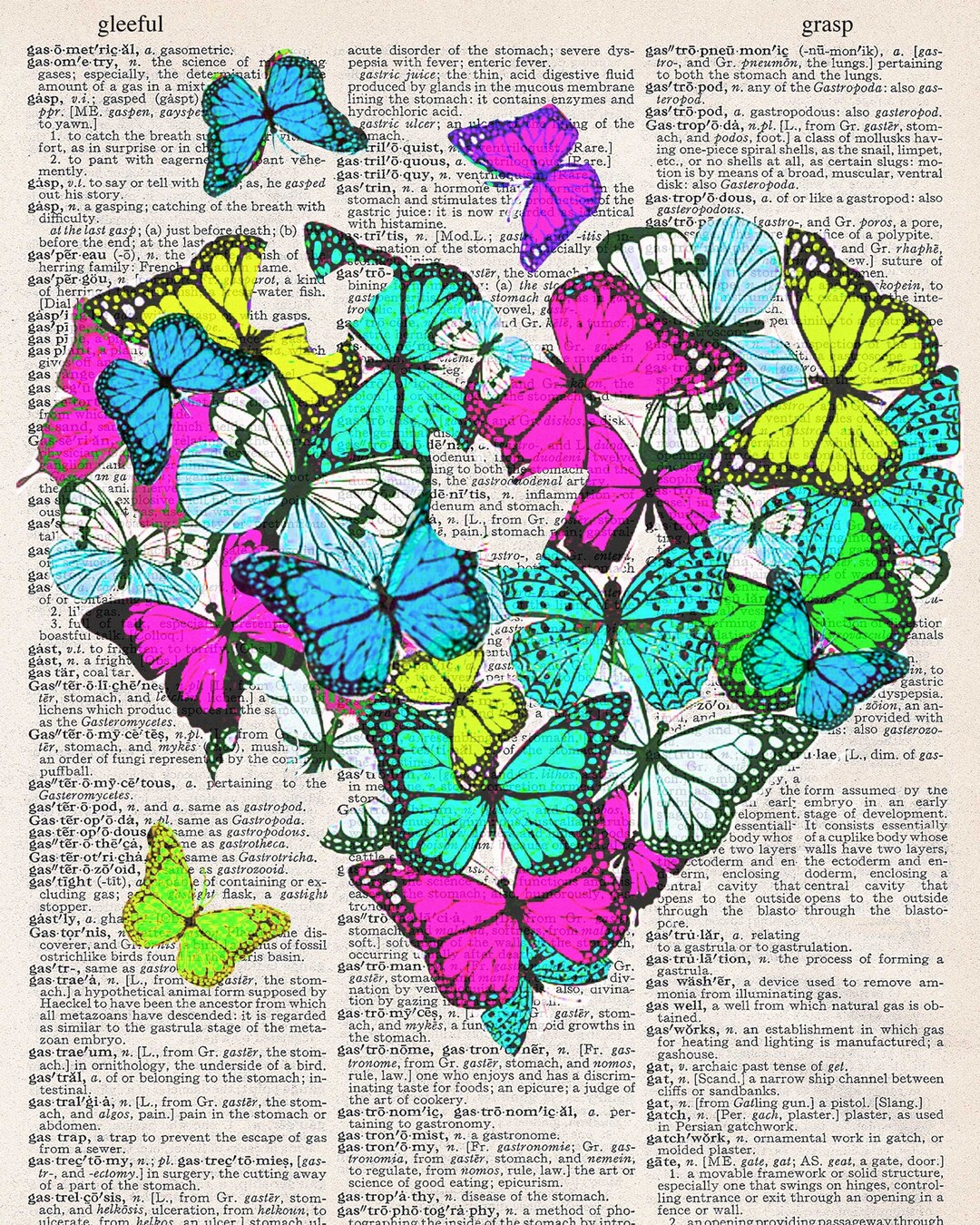 Butterfly Heart | Art Print - Etsy