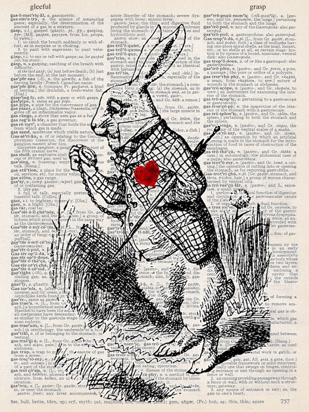 Alice Rabbit | Art Print - Etsy