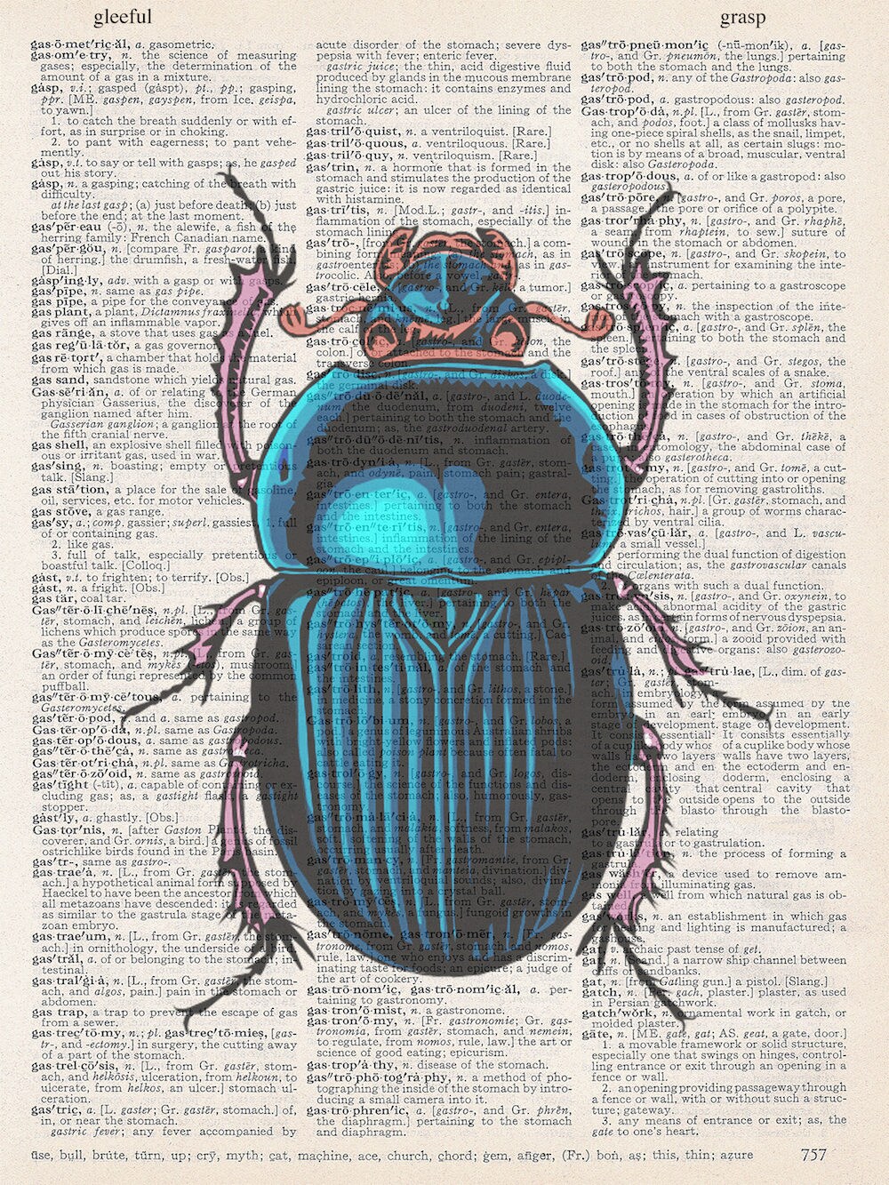 Scarab | Art Print - Etsy