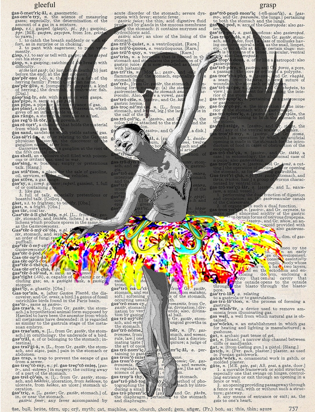 Swan Ballet | Art Print - Etsy
