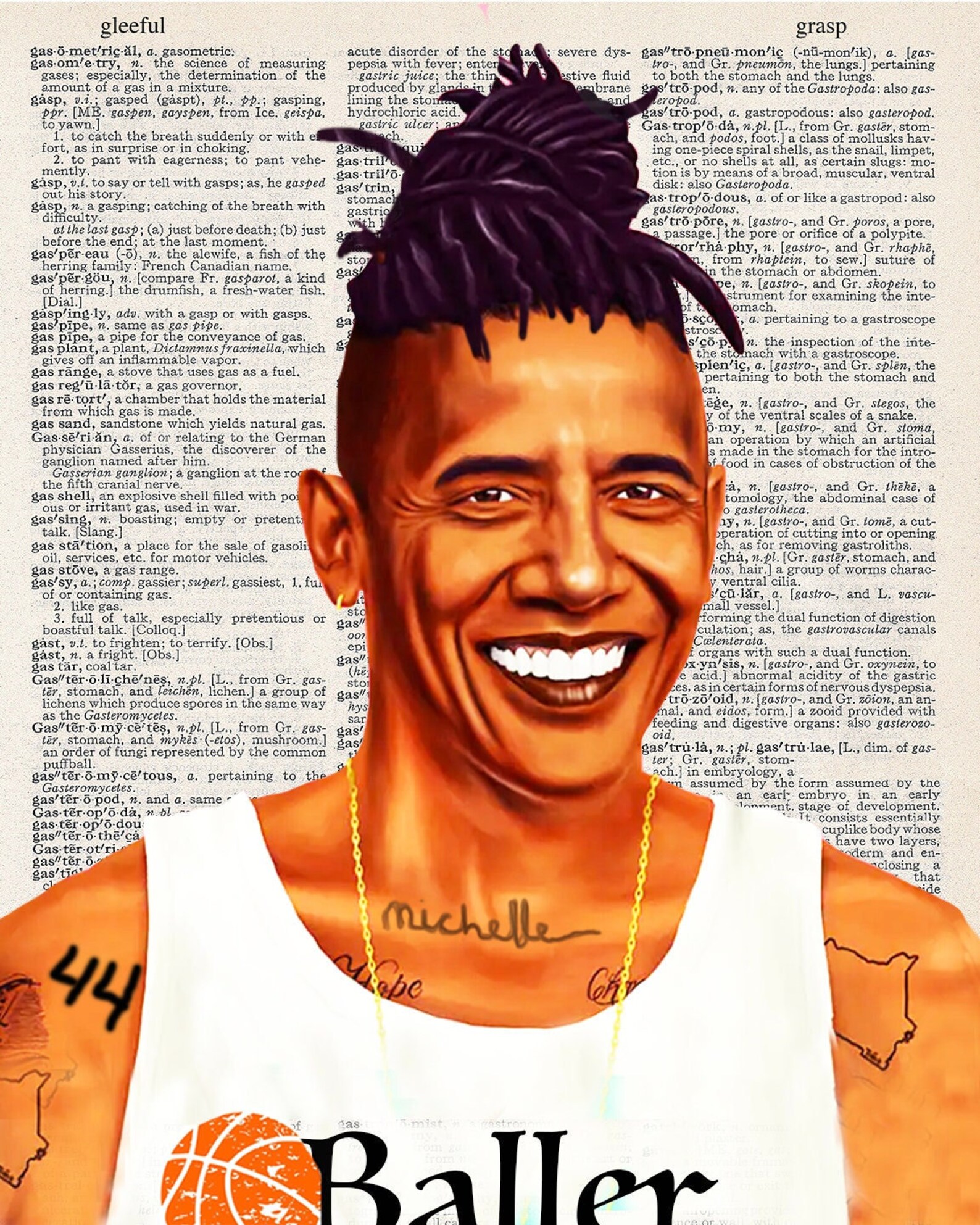 44 Baller | Art Print - Etsy