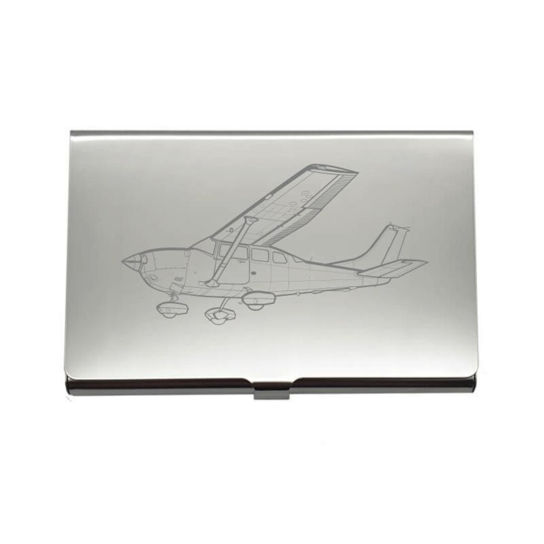 Cessna 206 Aircraft Card Holder Selection - Pilot Gift, Aviation ...
