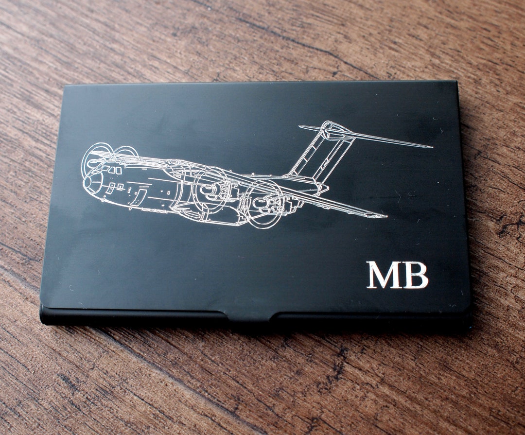 Personalised Airbus A400M Atlas Aircraft Card Holder - Business Credit ...
