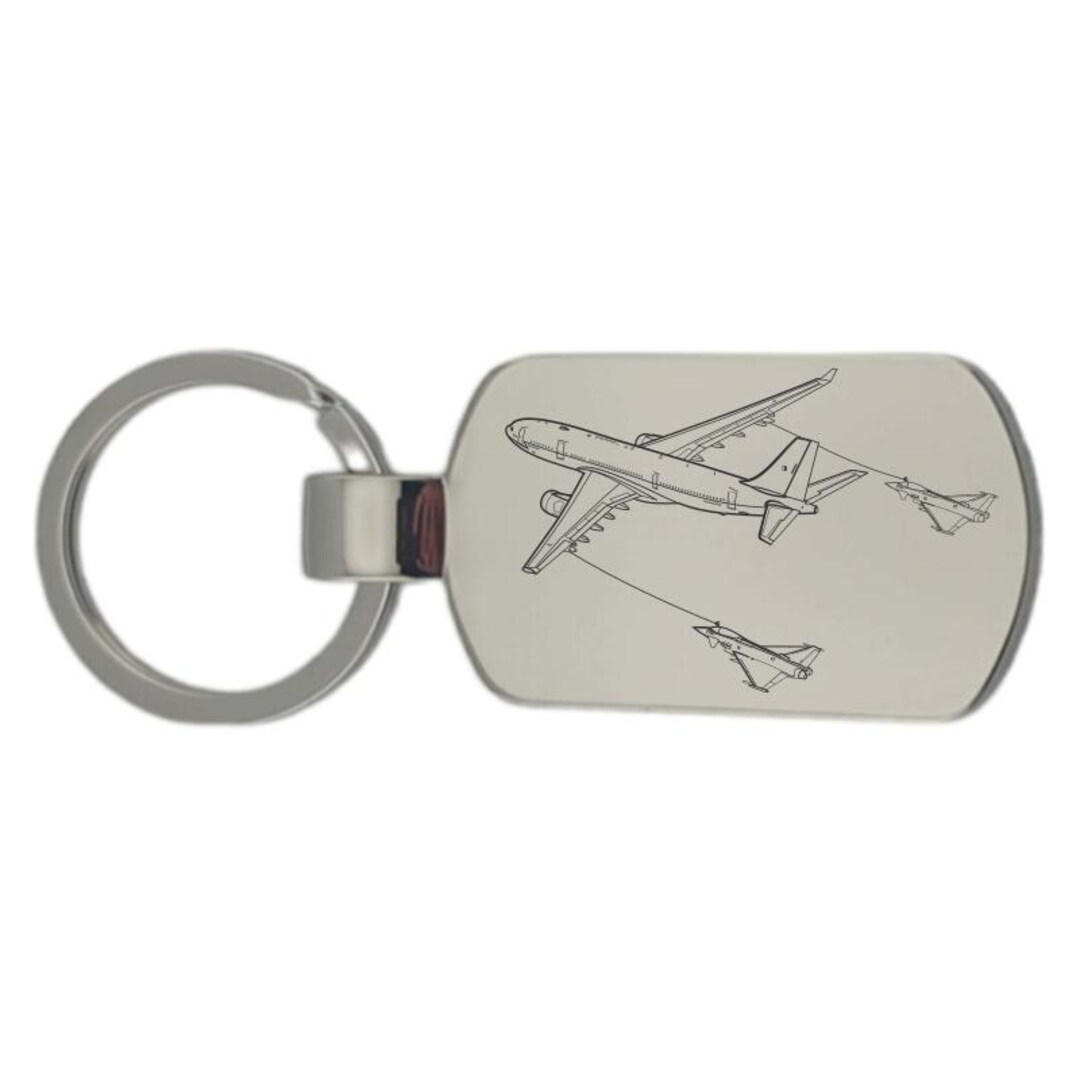 Personalised A330 Tanker and Eurofighters Aircraft Keyring - Pilot ...