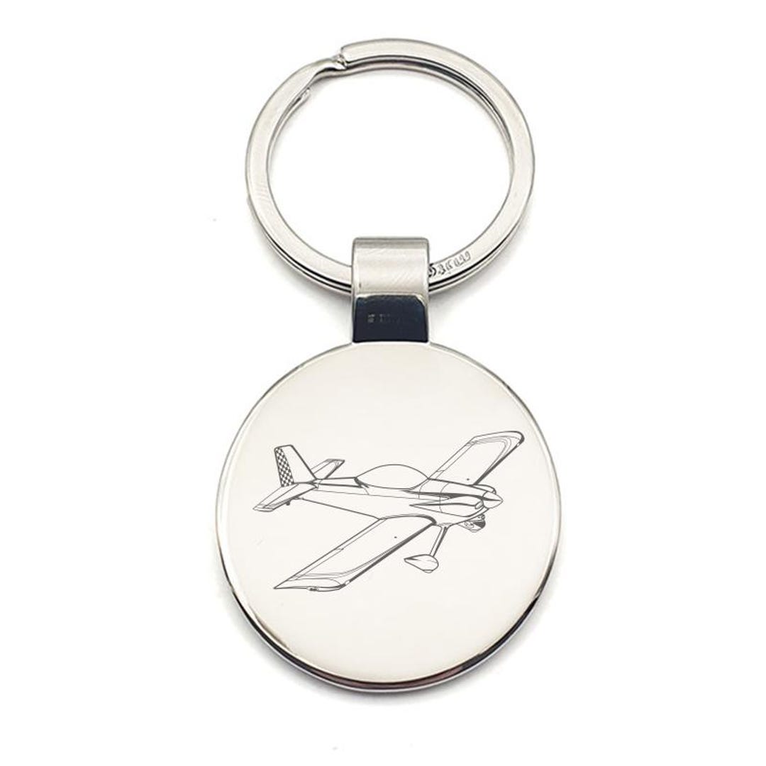 Personalised American Vans RV4 Aircraft Keyring - Choose Design ...