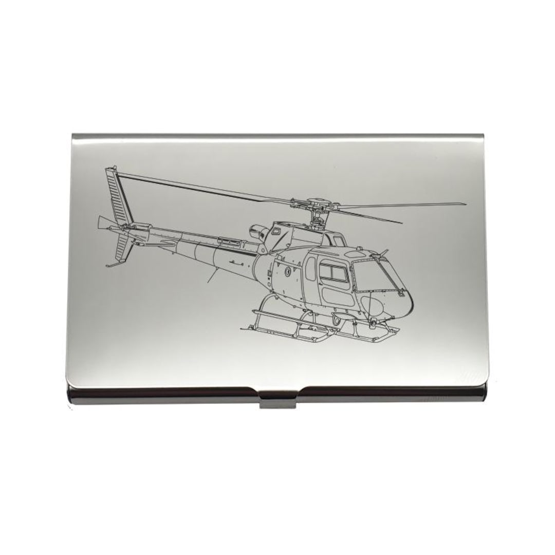 Eurocopter AS350 Helicopter Card Holder – Pilot Gift, Aviation Business ...