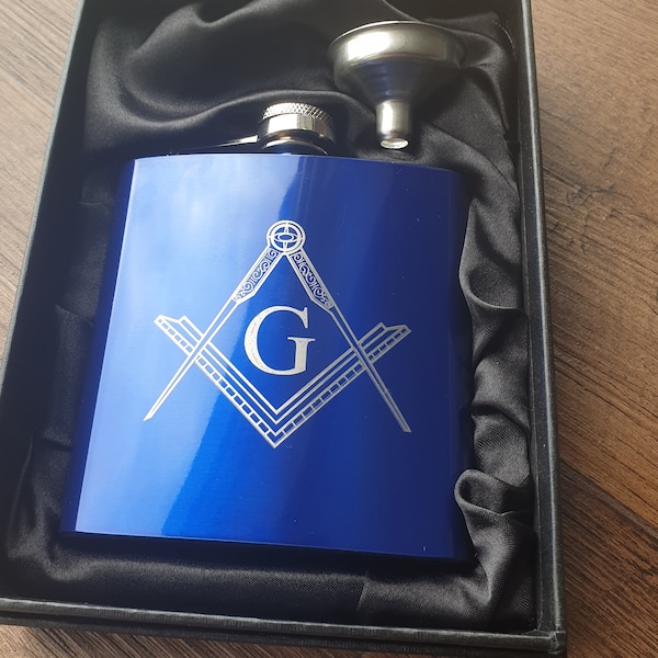 Masonic Flask - Etsy